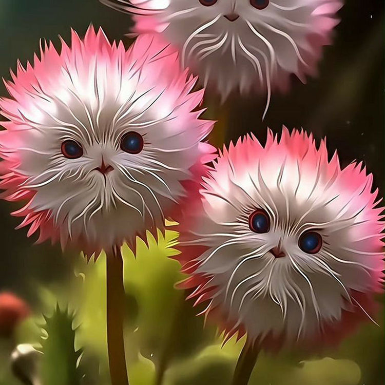 2025 New🔥Red Cat face flower Seeds – Haiyiplants